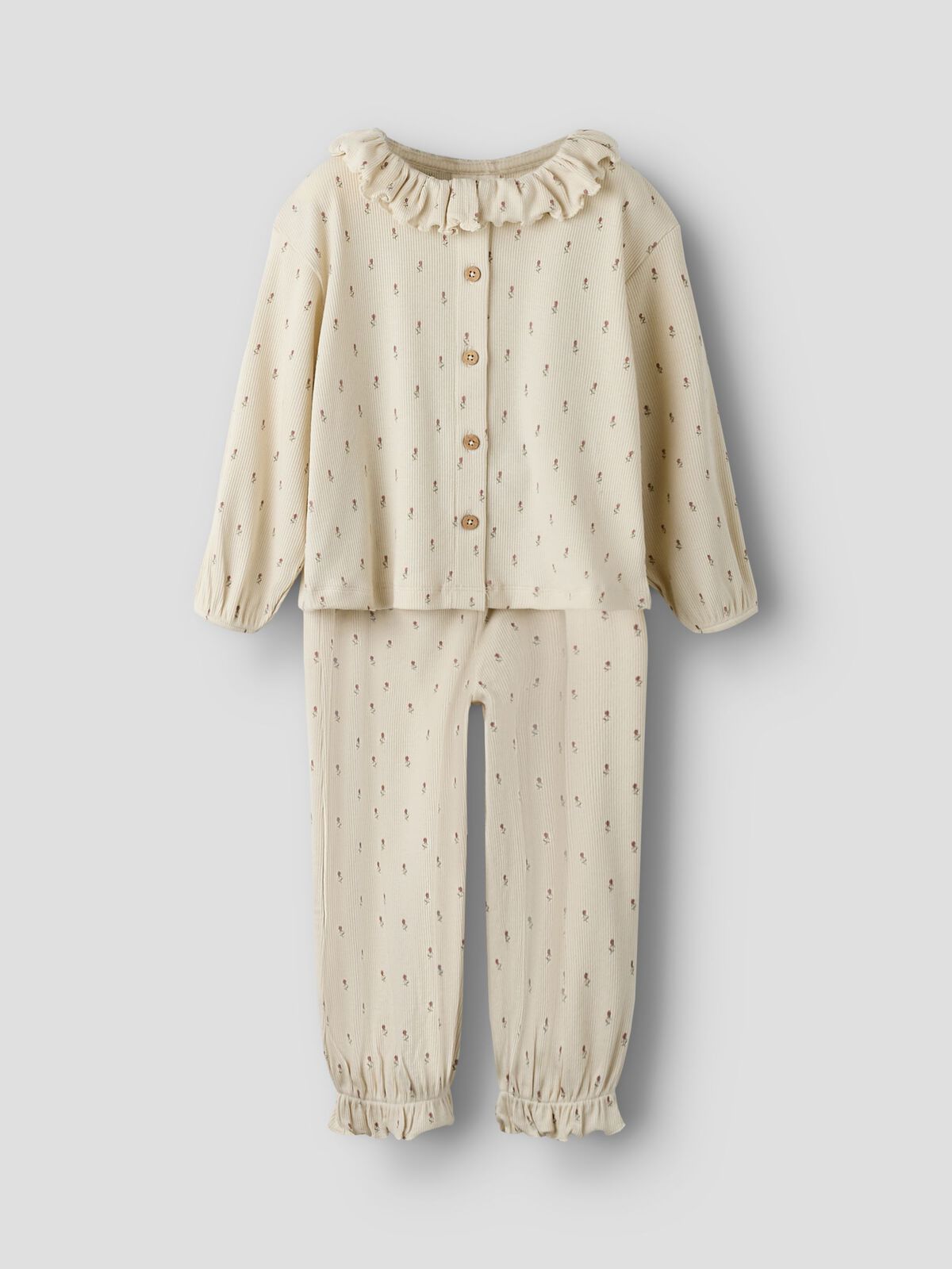 PRINT PYJAMA - Peuter 92-128 | Meisje | Wit | Lil' Atelier® Belgïe