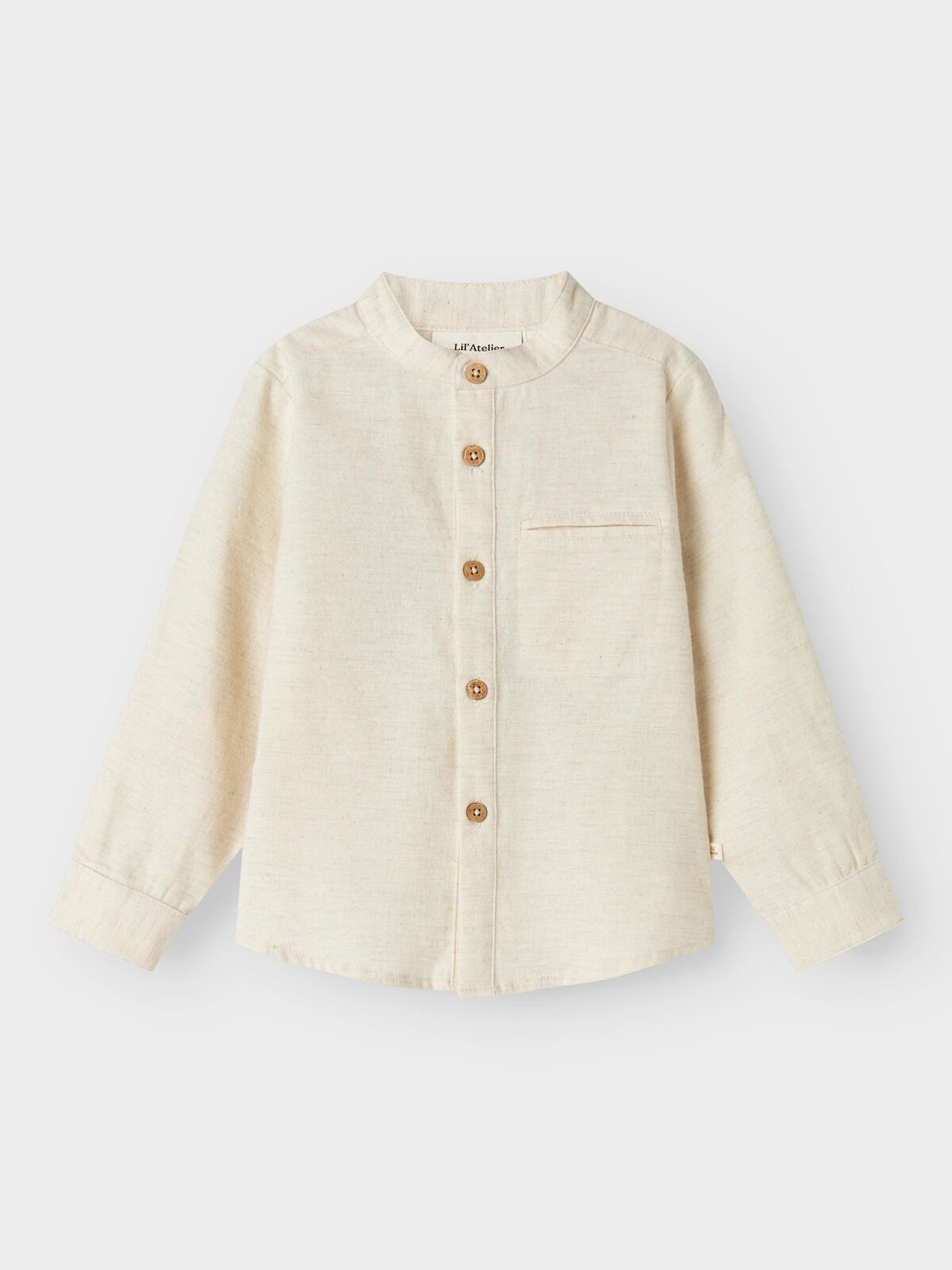 LANGE MOUWEN OVERHEMD - Peuter 92-128 | Jongen | Wit | Lil' Atelier ...