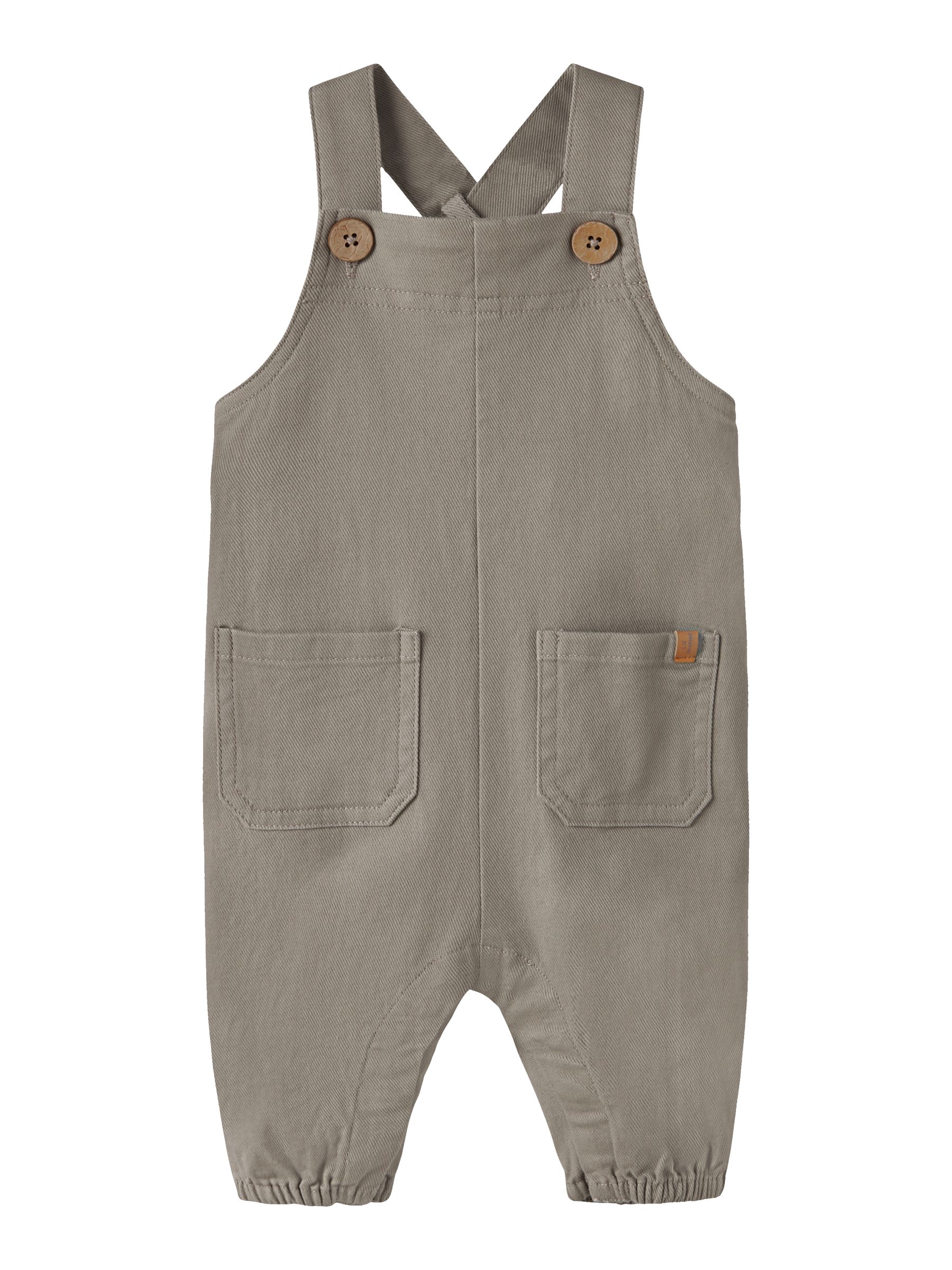 ØKOLOGISK BOMULD OVERALLS - Baby 56-86 | Dreng | Brun | Lil' Atelier ...