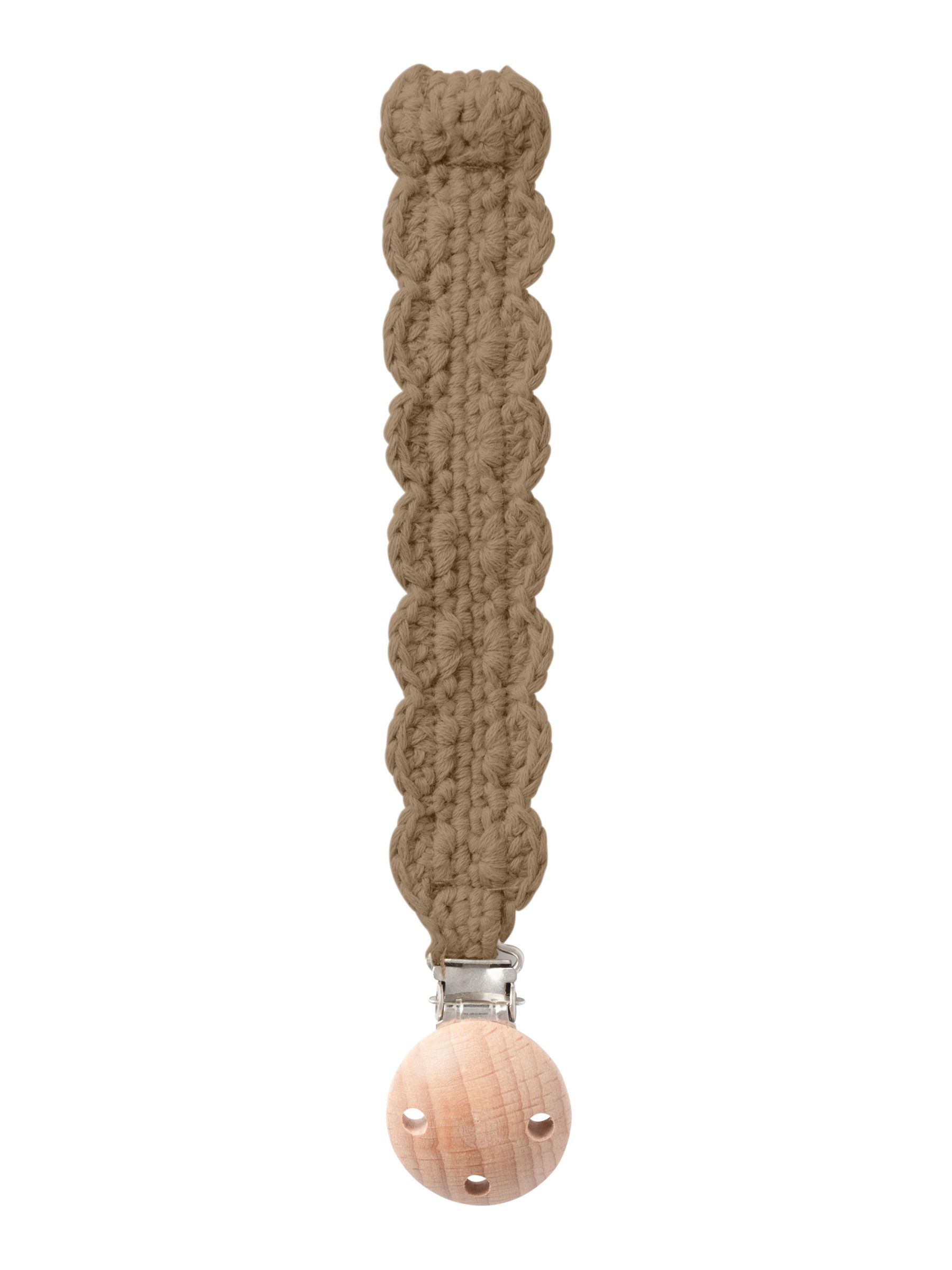 CROCHET DUMMY CORD - Baby 56-86 | | Brown | Lil' Atelier® UK